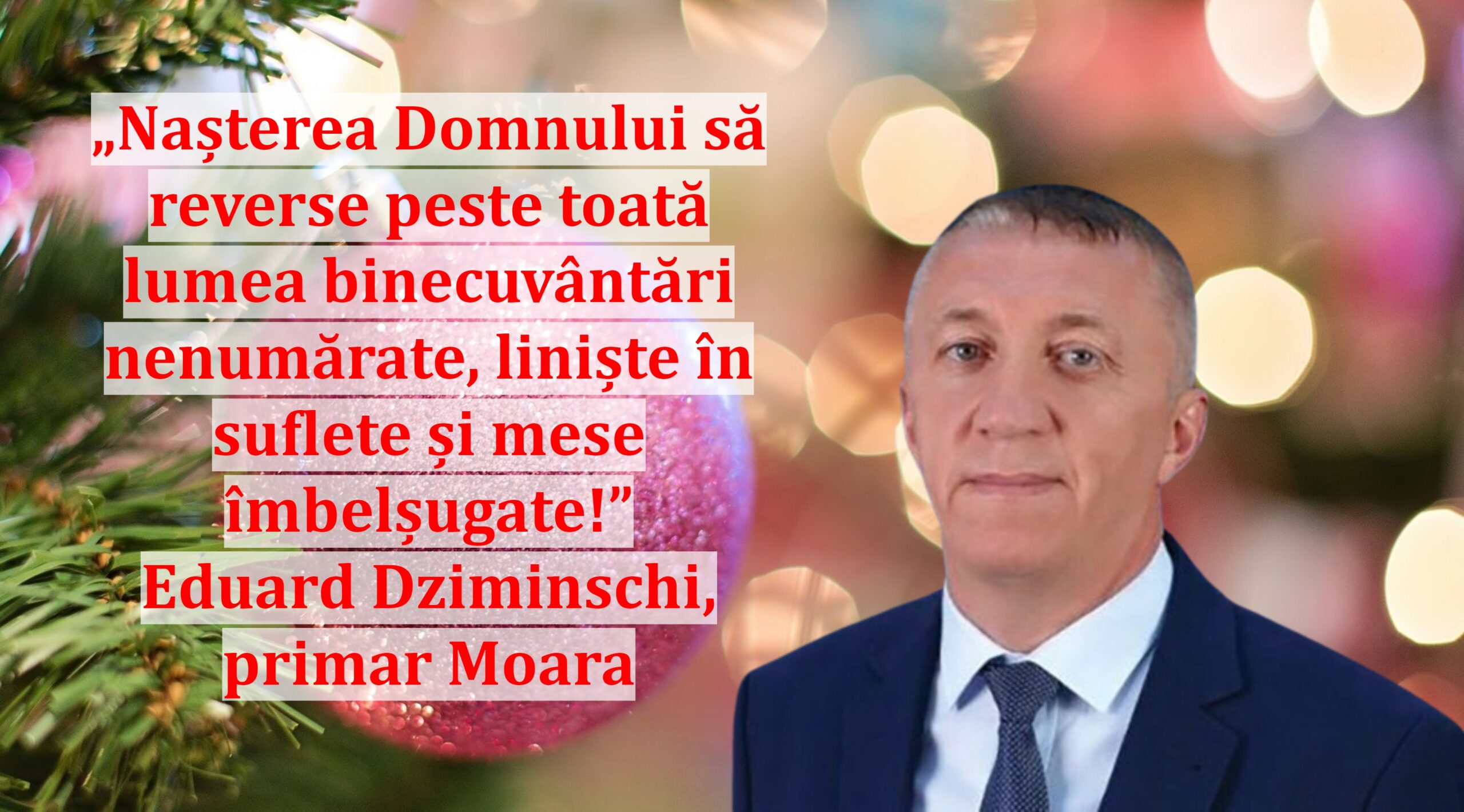 „Nașterea Domnului să reverse peste toată lumea binecuvântări ...